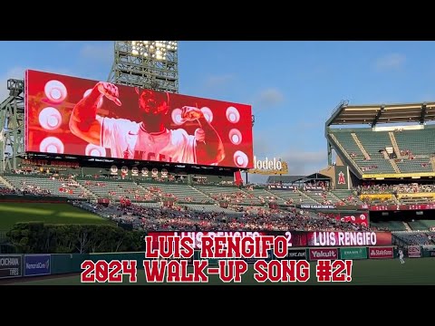 2024 LUIS RENGIFO LIVE WALK-UP SONG #2! | 2024 Angels Baseball - YouTube