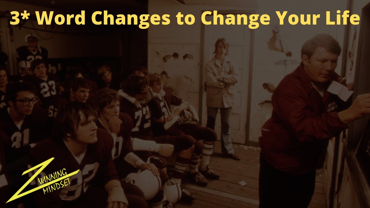 3* Word Changes to Change Your Life - YouTube