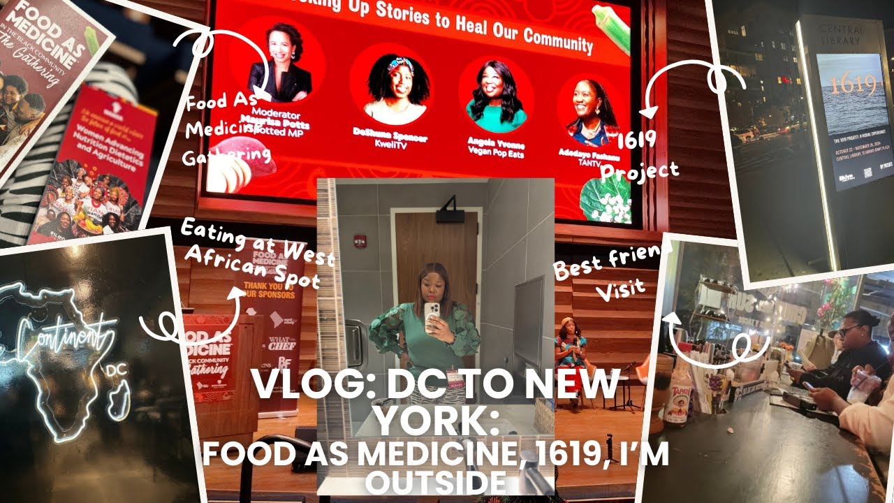 DC To New York Vlog Panelist on Food As Medicine Panel|1619|Bestie in ...