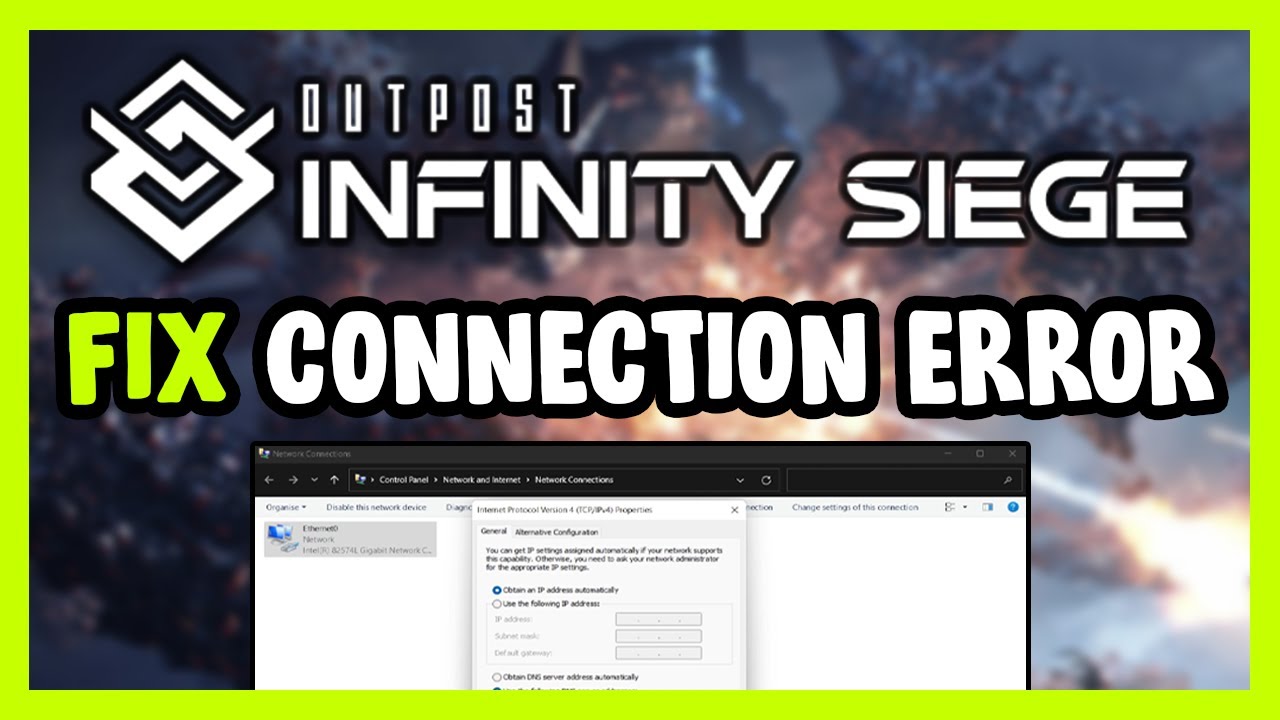 How to FIX Outpost: Infinity Siege Connection / Server Error! - YouTube