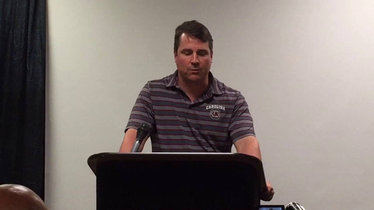 Will Muschamp makes a joke - YouTube