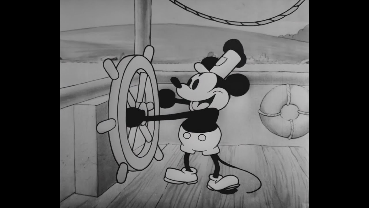 Steamboat Willie (1928) | The Original Mickey Mouse Cartoon! - YouTube