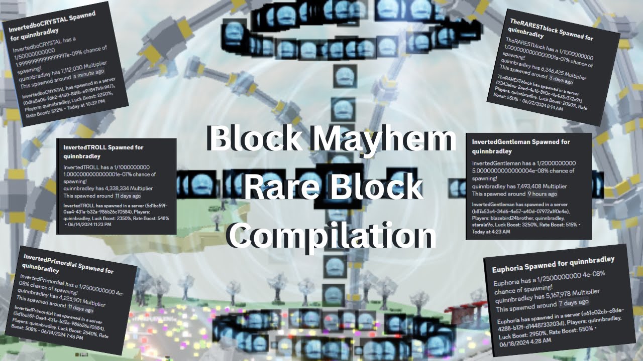 Block Mayhem Rare Block Compilation (1/50b) - YouTube