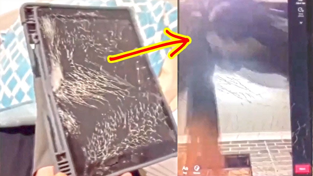 Weird Video Reveals How This Kid Broke His Ipad 🤦‍♂️ - YouTube