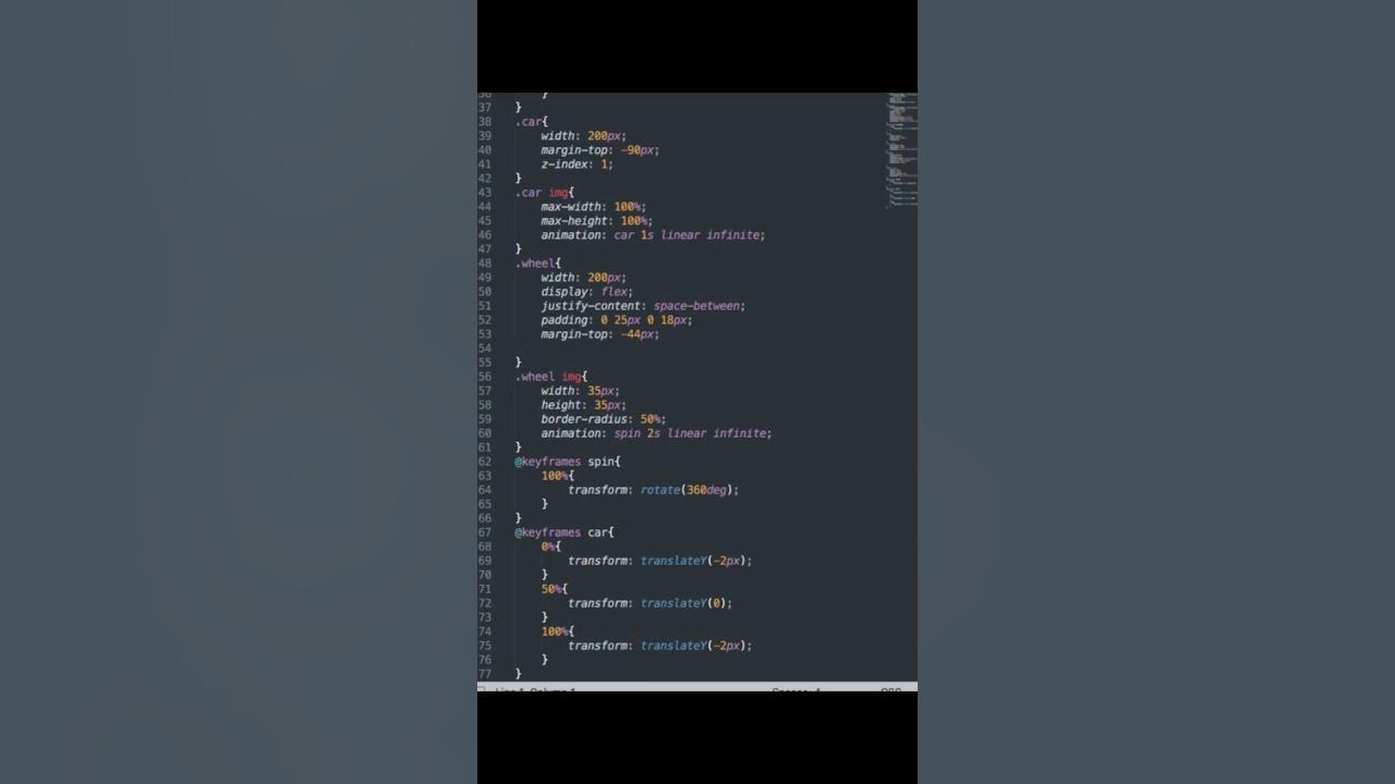 Car Animation Html Css Javascript Codingvines Biscode Youtube