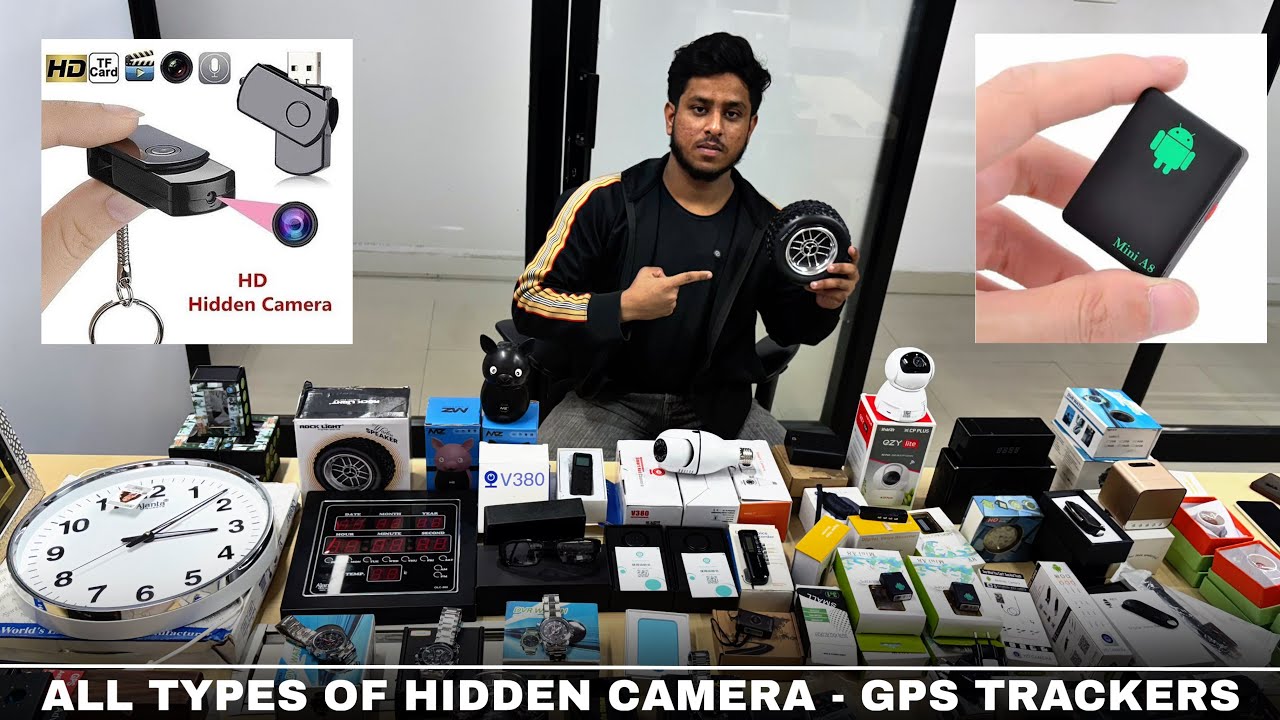 All types unique hidden camera | Gps Tracker | Voice Recorder - YouTube