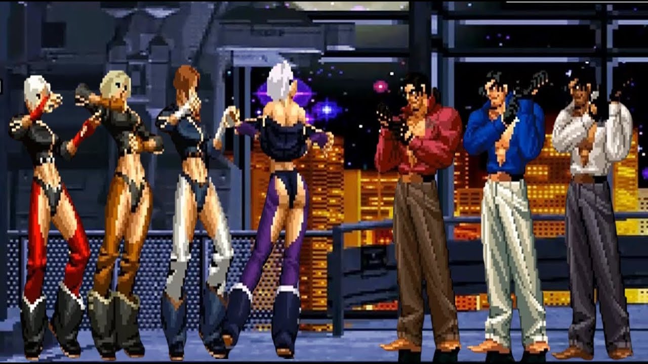 [KOF Mugen] ANGEL [TEAM VS] ROBERT TEAM - YouTube