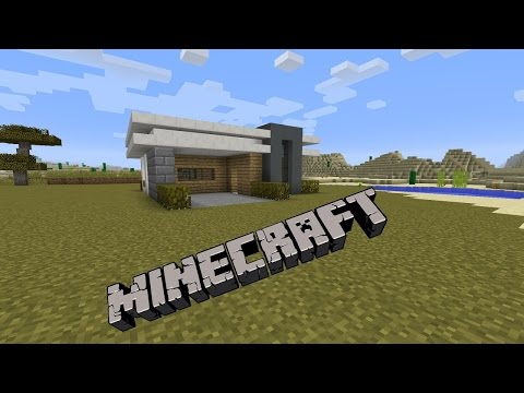 12 DK'da Minecraft Modern Ev Yapımı Garajlı