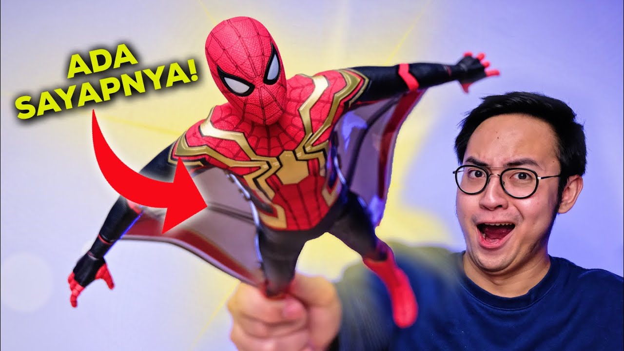 UNBOXING & REVIEW HOTTOYS SPIDER-MAN TERBARU, INTEGRATED SUIT! - YouTube