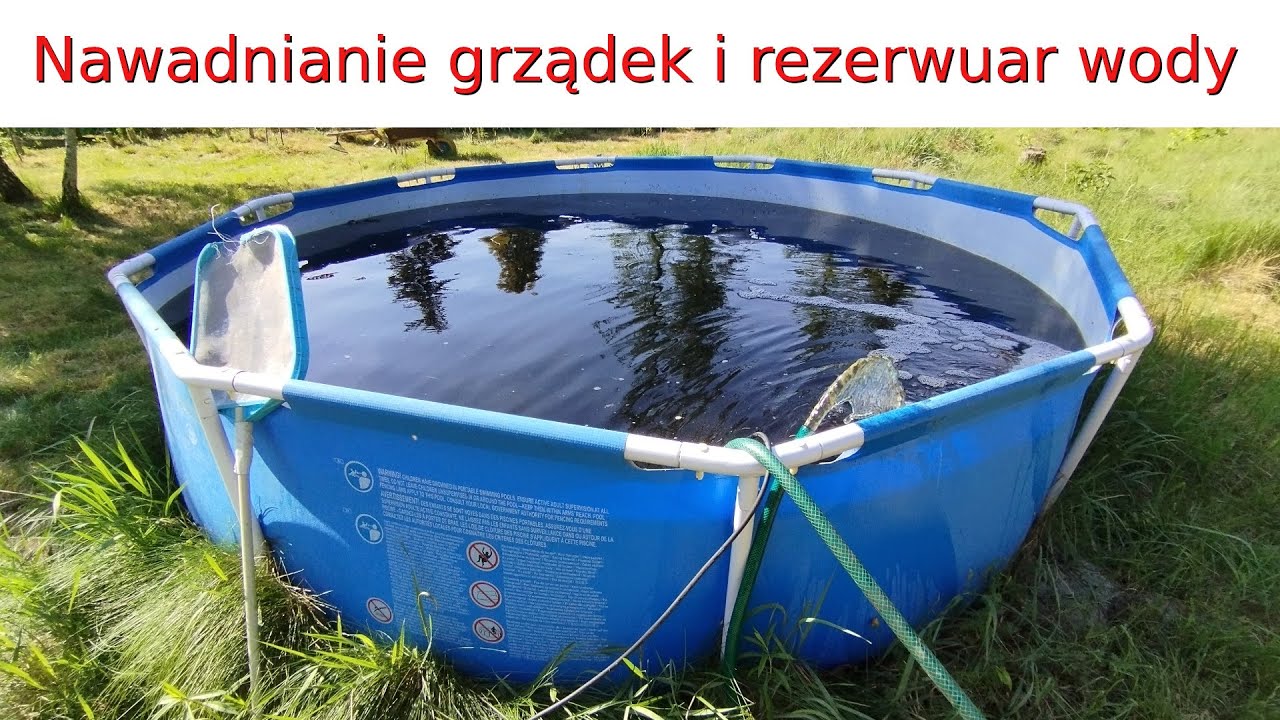 Jak podlewam swój ogród? Rezerwuar wody z starego basenu kąpielowego i ...