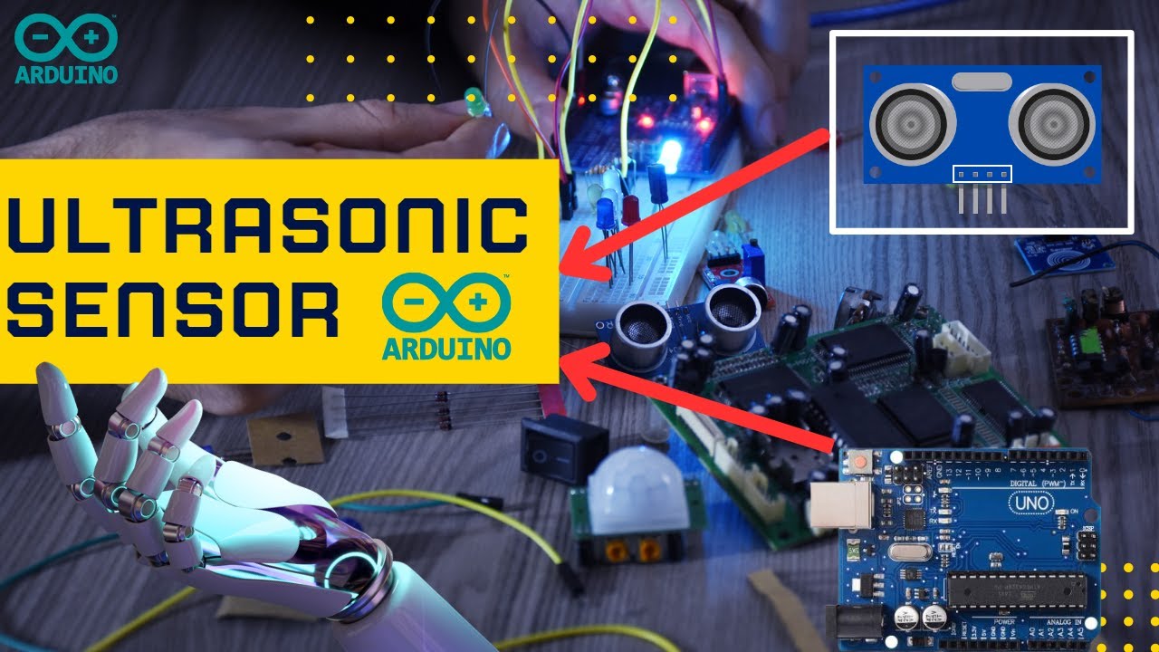 Ultrasonic Sensor Hc Sr04 With Arduino Arduino Tutorial Youtube