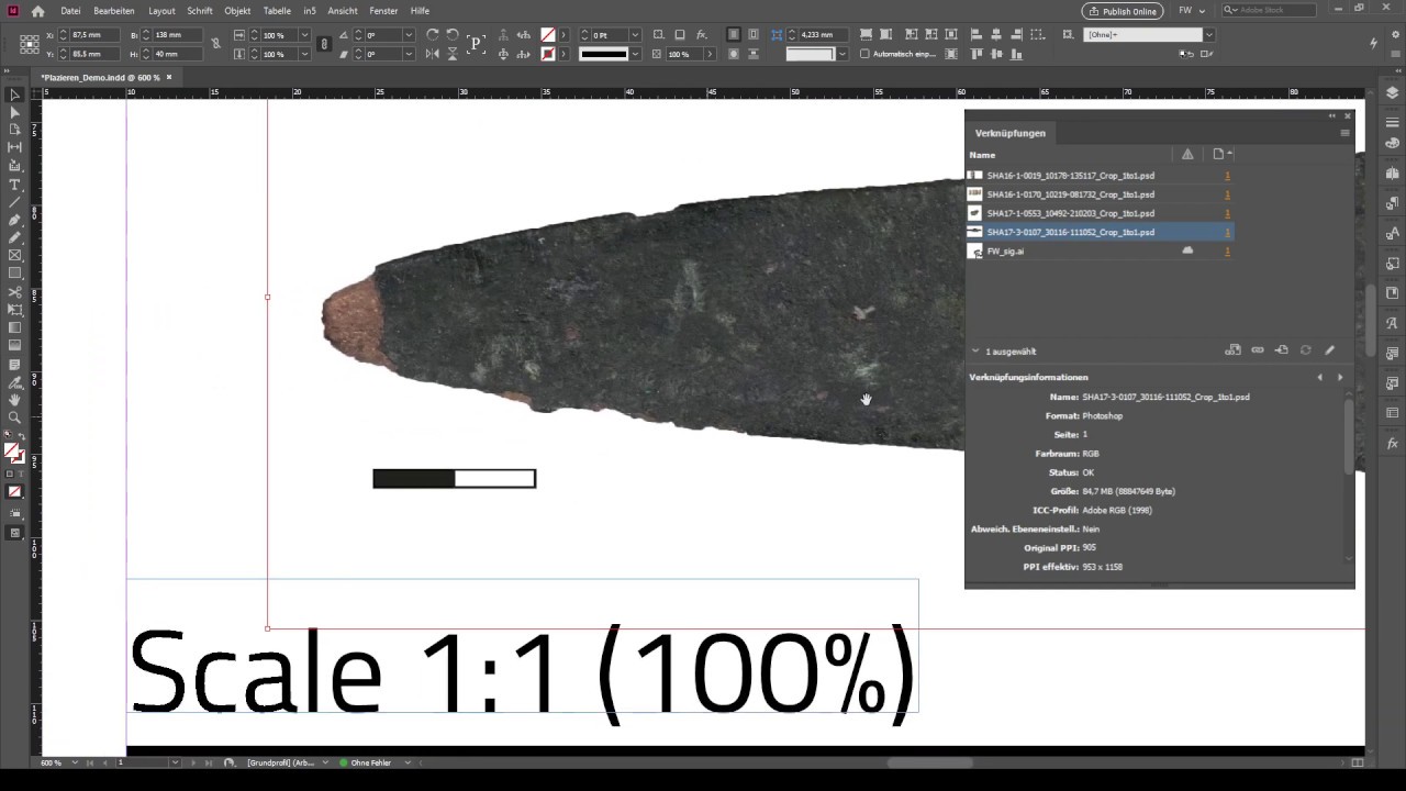 How to scale archaeological finds photos | Indesign (Part 3) - YouTube