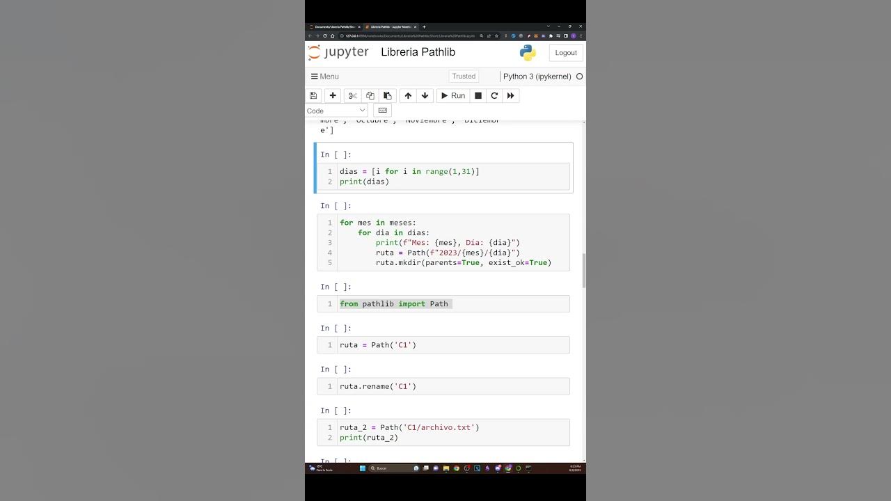 ¿ Cómo Crear carpetas automáticas con Python? - YouTube