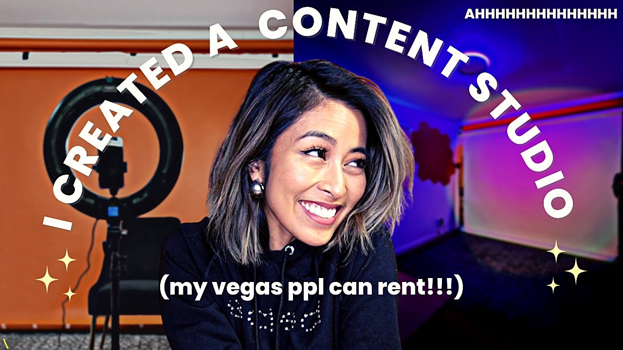 Building a cute lil VIDEO CONTENT STUDIO (for me + local Vegas business ...