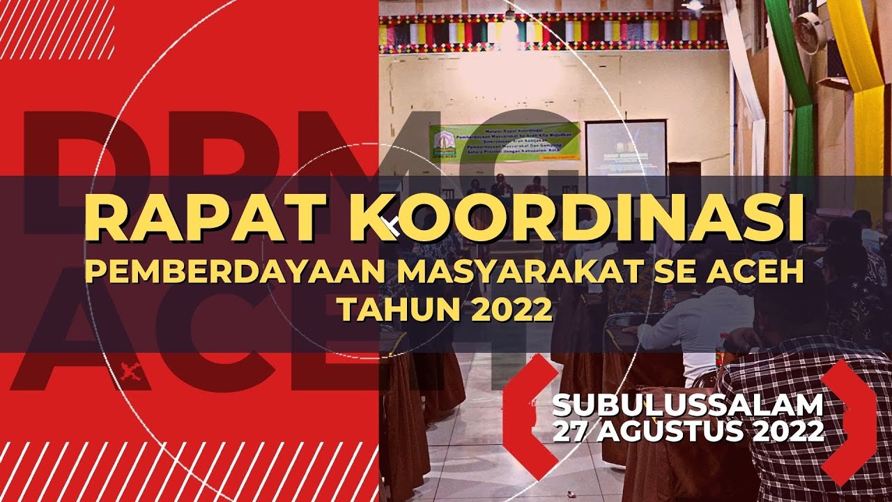 RAKOR DPMG ACEH 2022 - YouTube