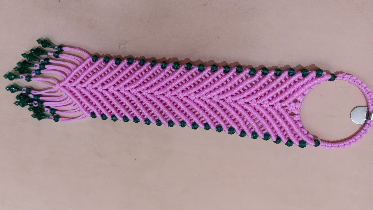 Very Easy & Simple Macrame keyhanger for beginners | Key holder ...