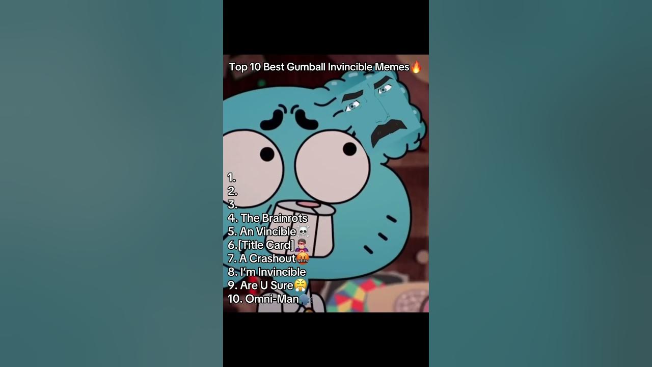 Top 10 Best Gumball Invincible Memes🔥 #gumball #invincible #memes # ...