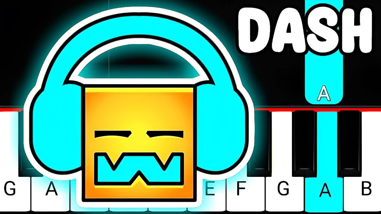 How to Play Geometry Dash - Level 1: Stereo Madness on Piano - YouTube