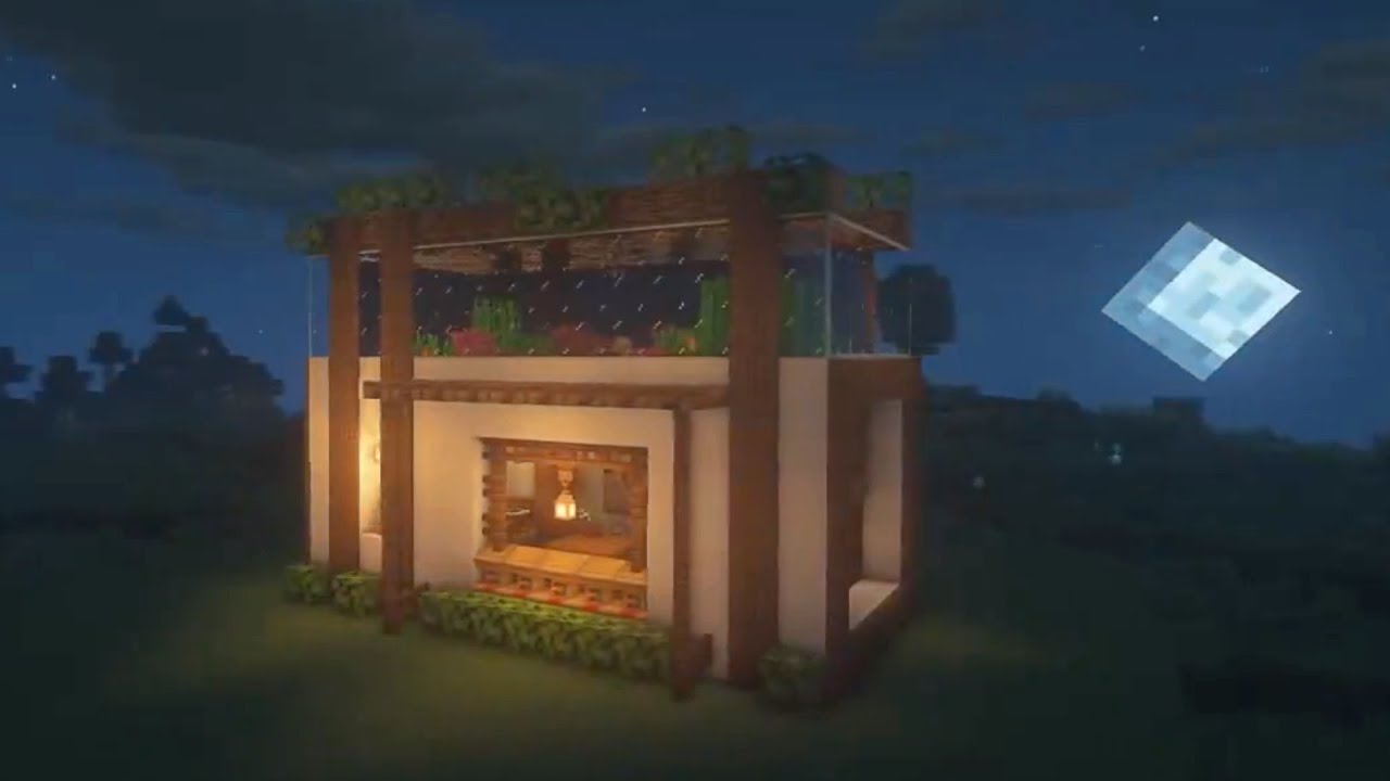 [Minecraft Tutorial] How to Build a relaxing House - YouTube