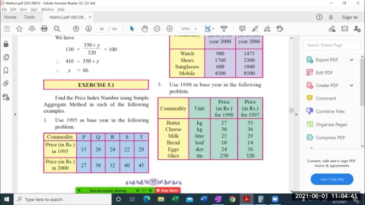 Index Number Part-1 - YouTube