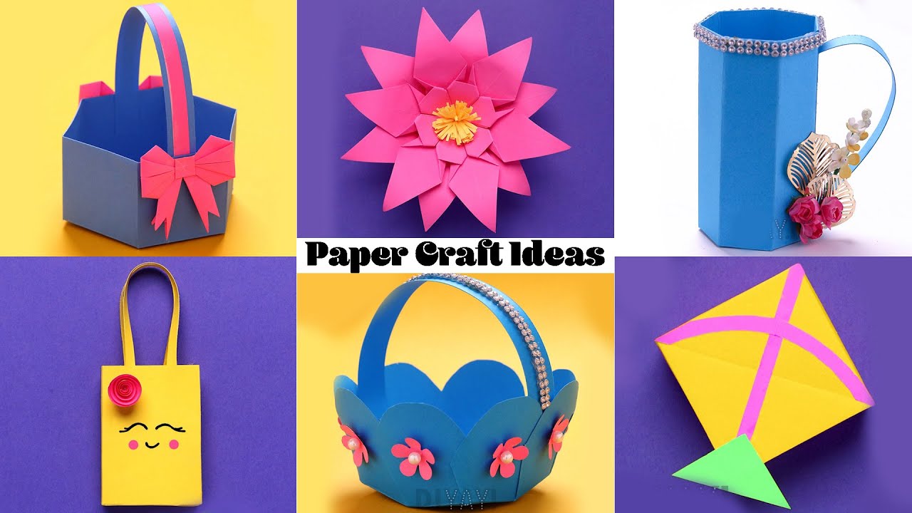 Easy paper craft ideas / Paper crafts / Paper DIY / Craft - YouTube