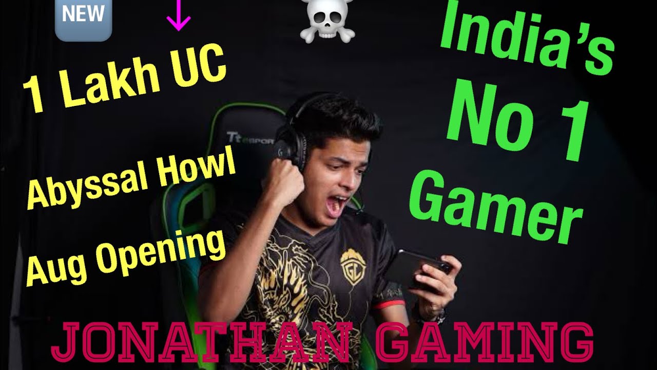 Jonathan Gaming New 1 Lakh UC AUG Opening || Source : @JONATHANGAMINGYT ...