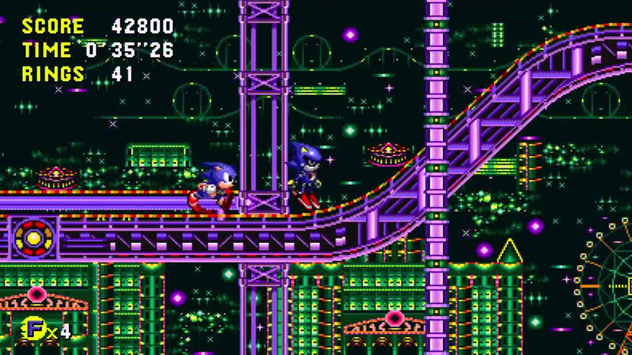 Sonic CD (XBLA) - Stardust Speedway: Zone 3: Good Future Playthrough ...
