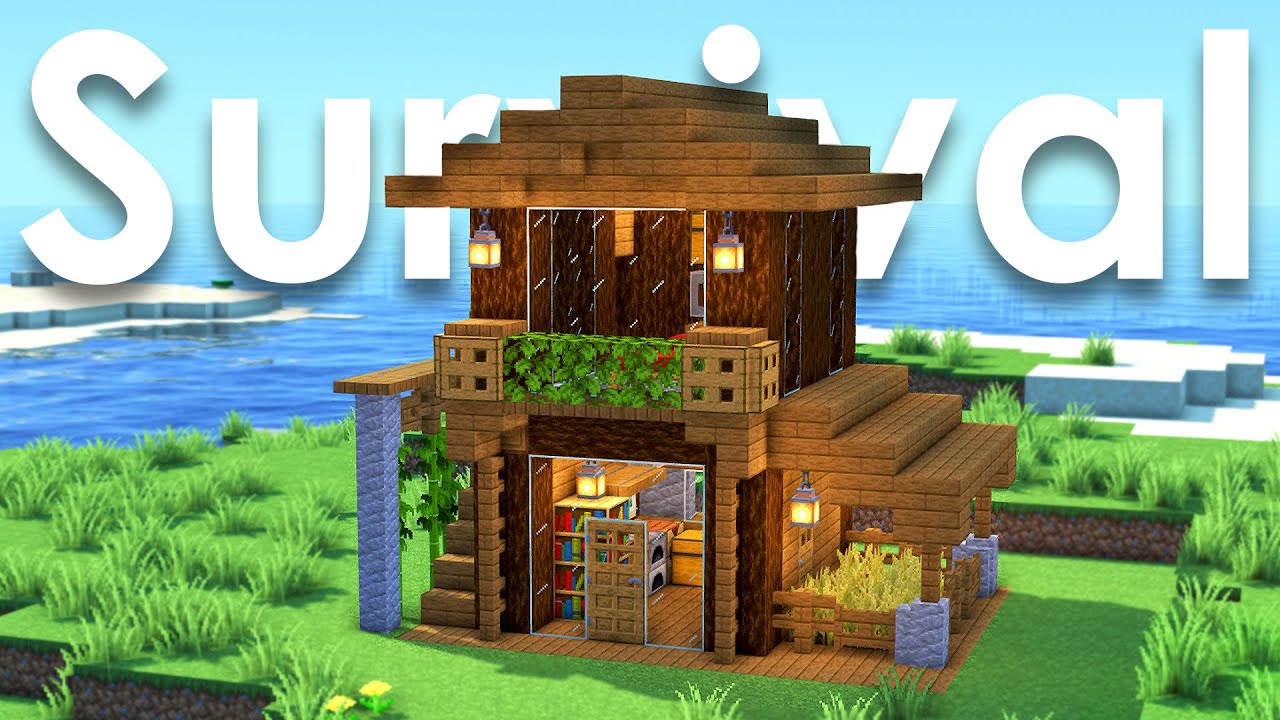 Minecraft | How to make a Simple Survival House | Starter House - YouTube