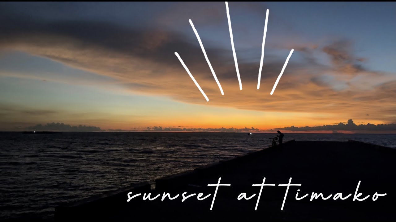 sunset at timako - YouTube