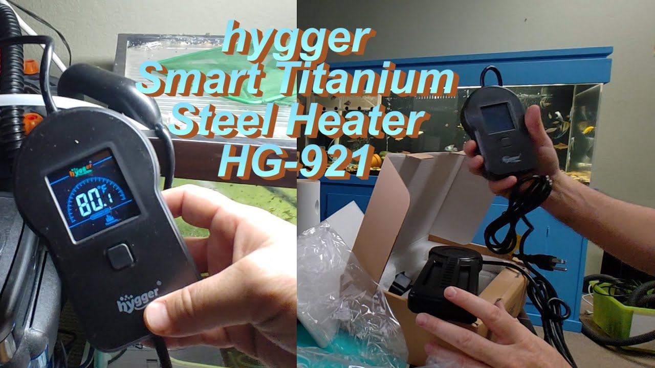 Hygger 800 Watt Smart Titanium Steel Heater HG 921 - YouTube