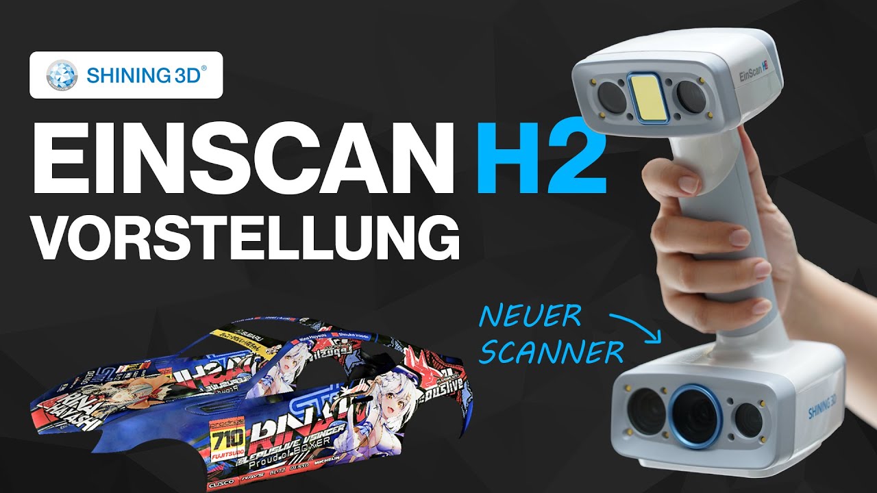 3D-Scanner EinScan H2 von SHINING 3D Vorstellung - YouTube