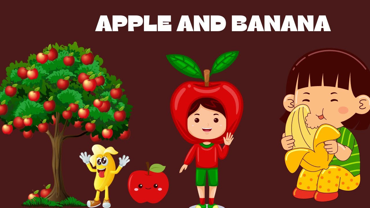 I like to Eat Apples and Bananas song for kids | starkids official ...