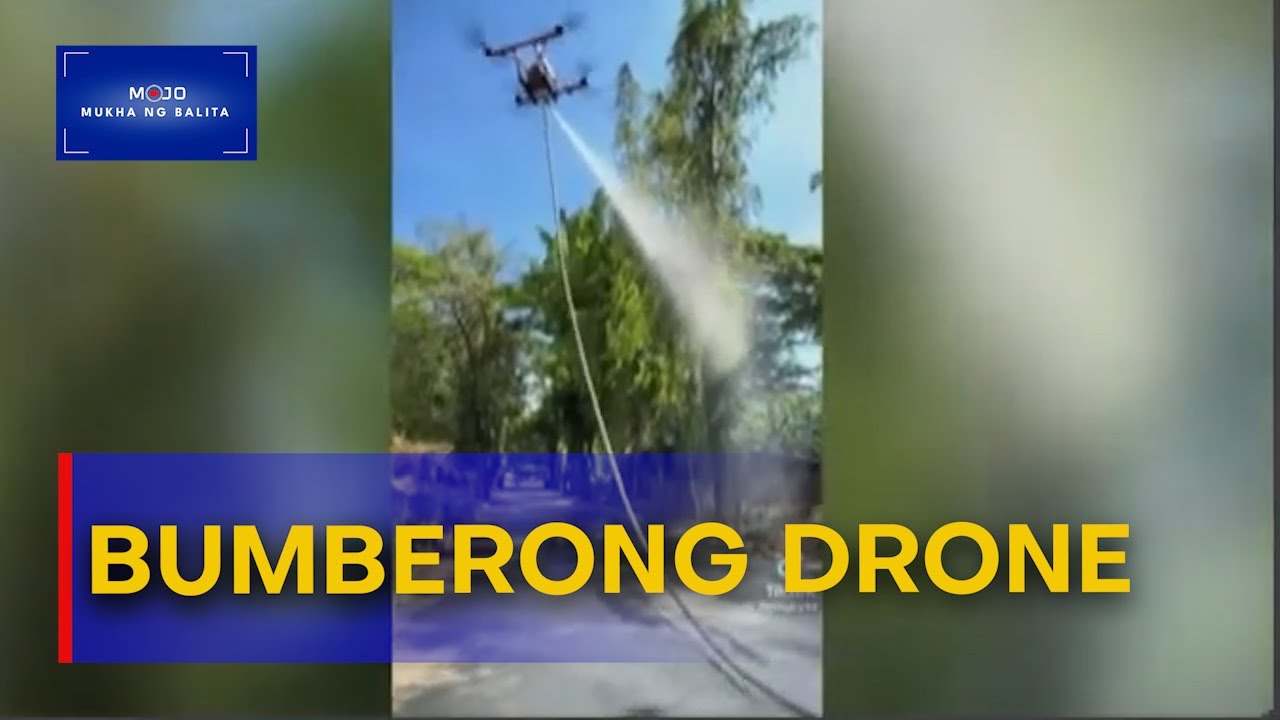 Drone, kayang ilipad ang hose ng bumbero sa sunog | Mukha ng Balita ...