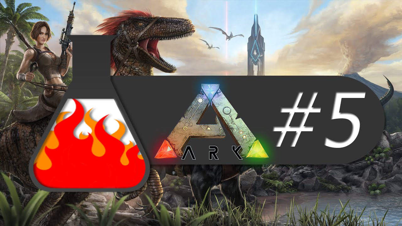 Ark: Survival Evolved #5~ Harsh But Rewarding World! - YouTube