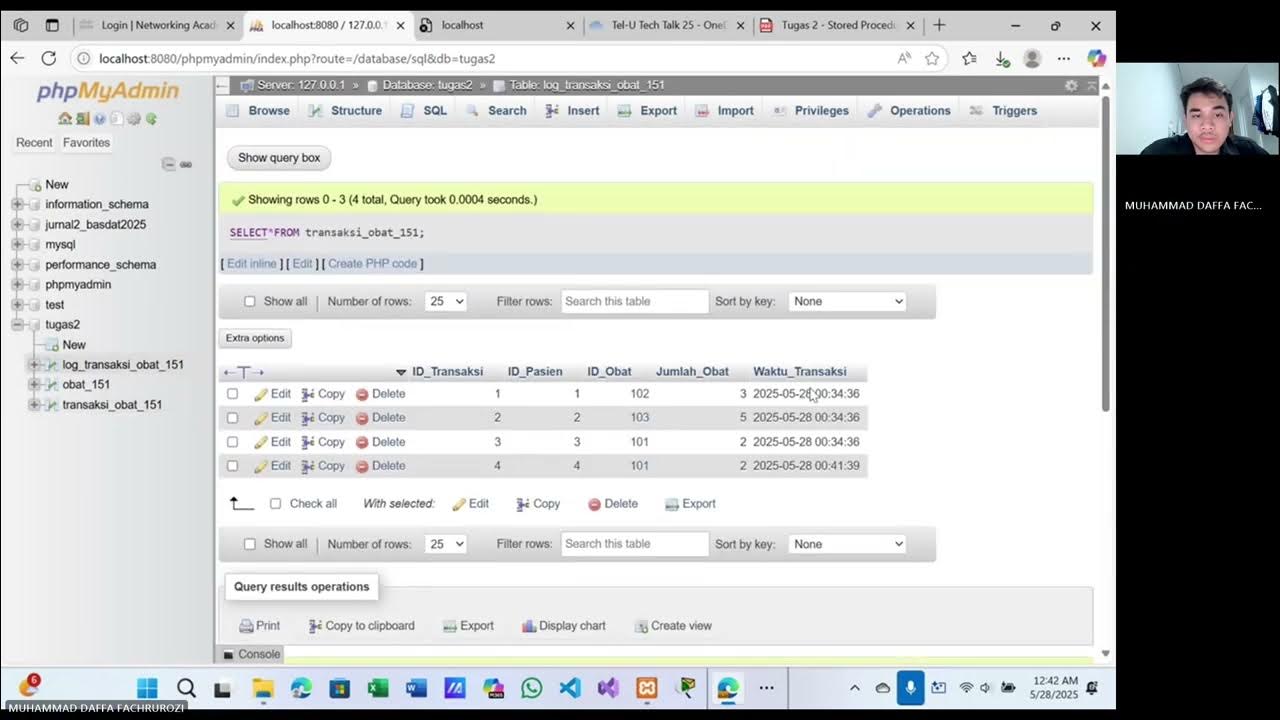 Tugas 2 stored procedure, trigger dan dcl / sistem basis data - YouTube