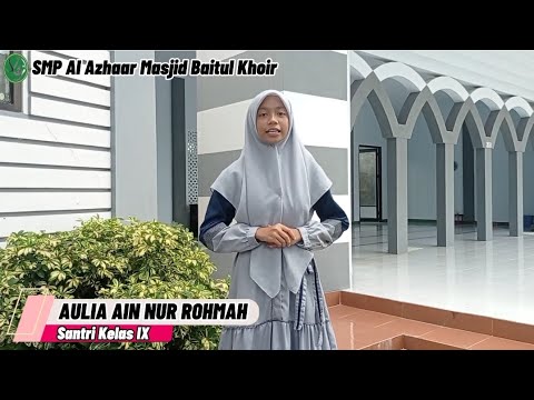 [KURMAZAR] - Keutamaan Sholat Terawih Malam Kedua Puluh | Aulia Ain Nur Rohmah | Kelas IX - YouTube