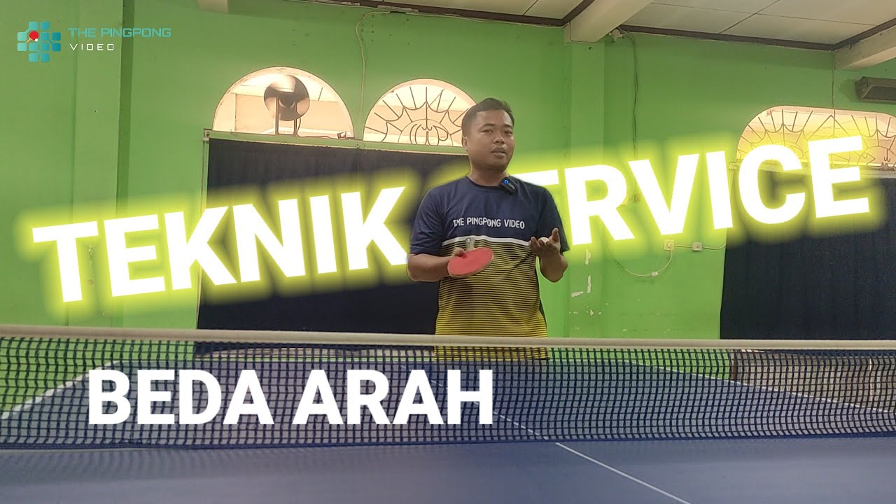 Service tenis meja paling gampang di pelajari - YouTube