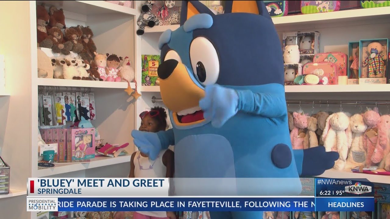 "Bluey" Meet and Greet held in Springdale - YouTube