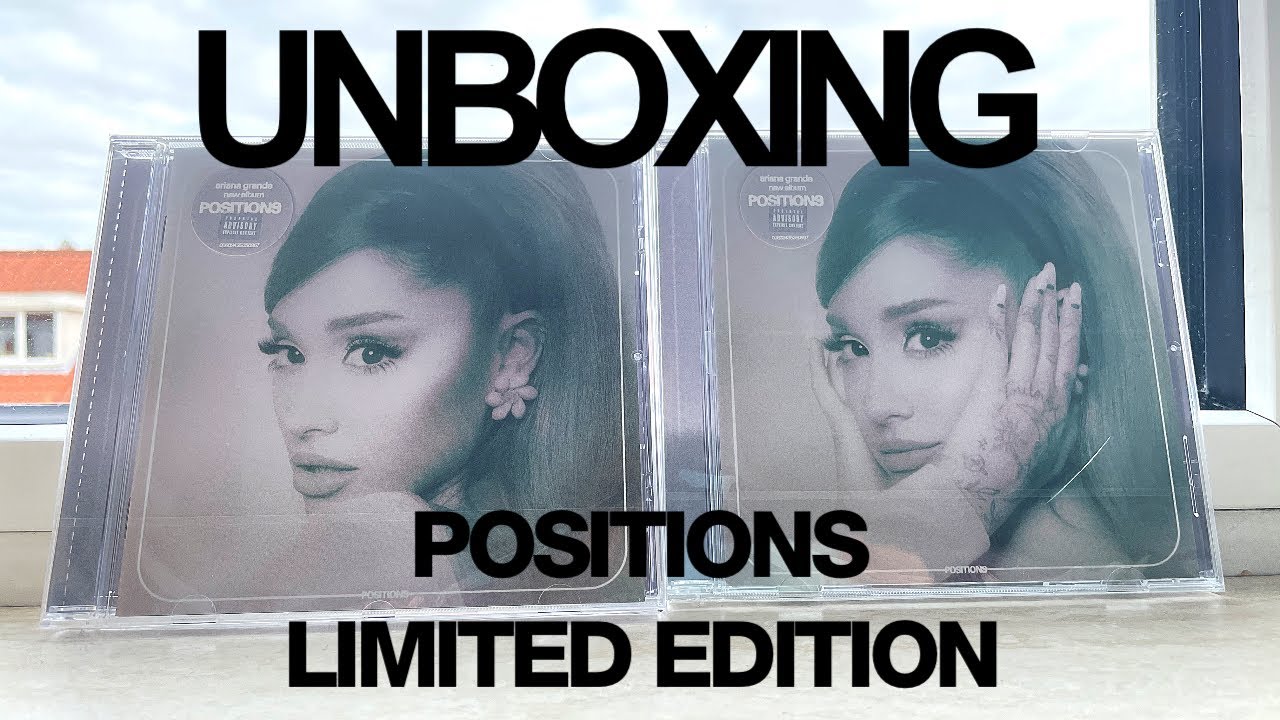 ariana grande - positions (limited edition cds) unboxing - YouTube