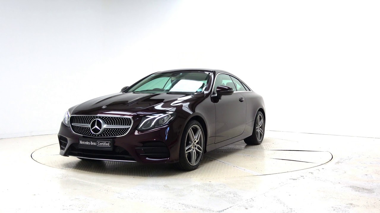 CMG Mercedes-Benz 2018 (182) E220d Coupe AMG Auto - YouTube