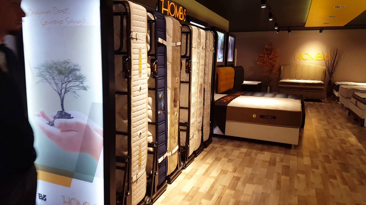 Mattress and pillow display system - YouTube