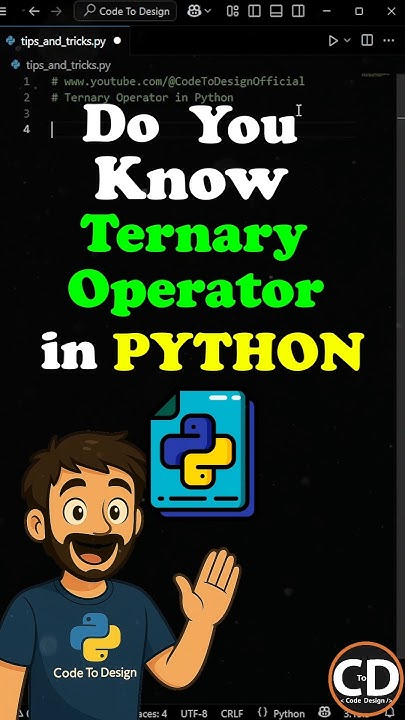 Do You Know About The Ternary Operator In Python #python #coding # ...