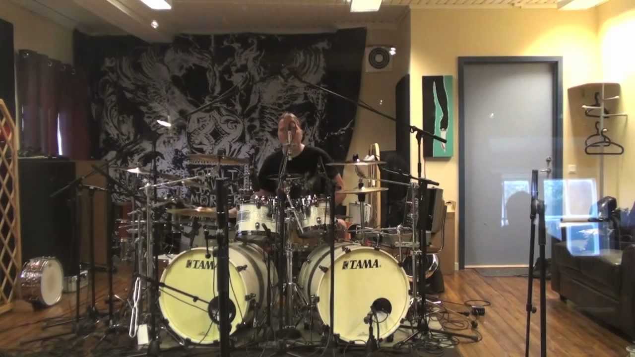 Aeon "Aeons Black" studio report: drums - YouTube