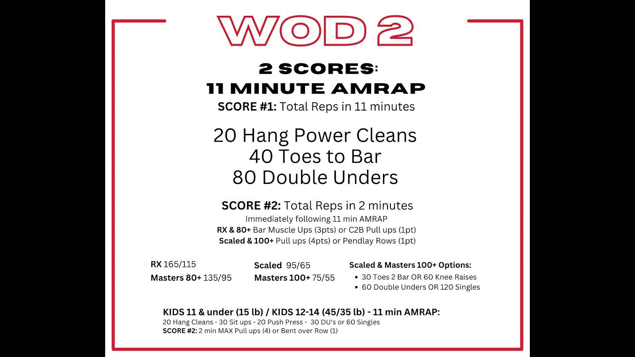 Battle on the Border 2024 WOD 2 - YouTube