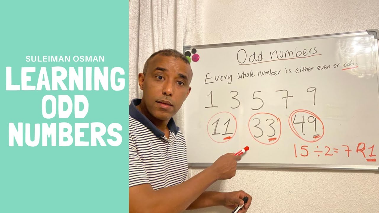 Odd numbers ( 1,3,5,7 and 9 ) - YouTube