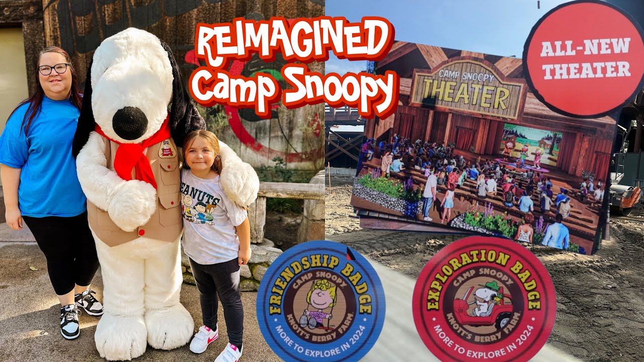 REIMAGINED CAMP SNOOPY *UPDATES* || KNOTT’s BERRY FARM 2024 - YouTube