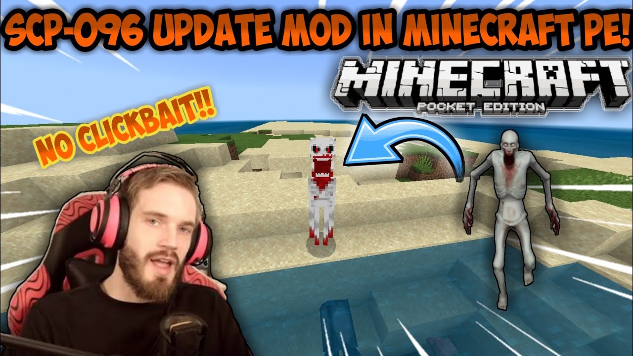 SCP-096 UPDATE MOD/ADDON IN MINECRAFT PE!! - SCP-096 MCPE! - YouTube