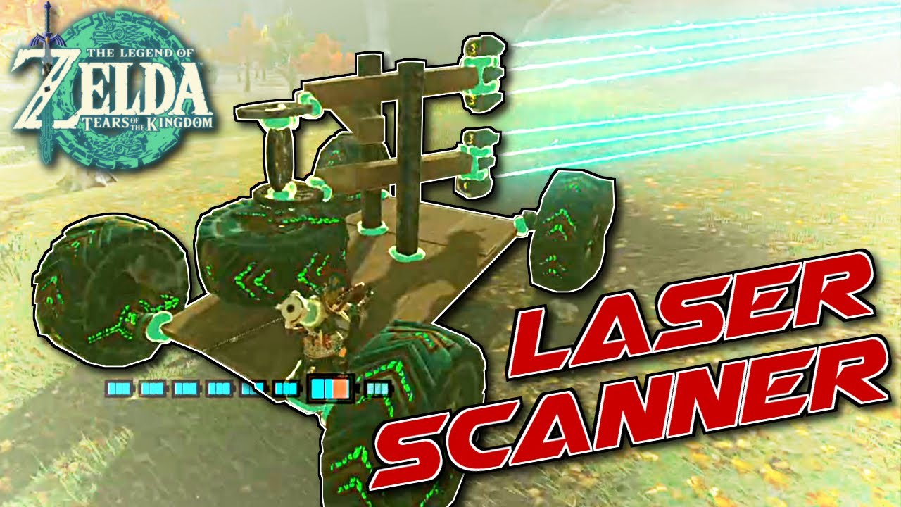 Zelda TotK Build - Laser Scanner with Crank Mechanism - YouTube