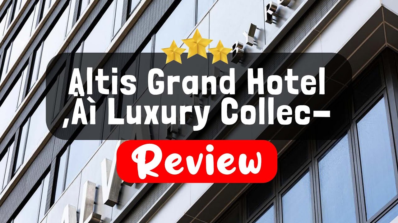 Altis Grand Hotel – Luxury Collection Hotels Lisbon Review - Is This ...