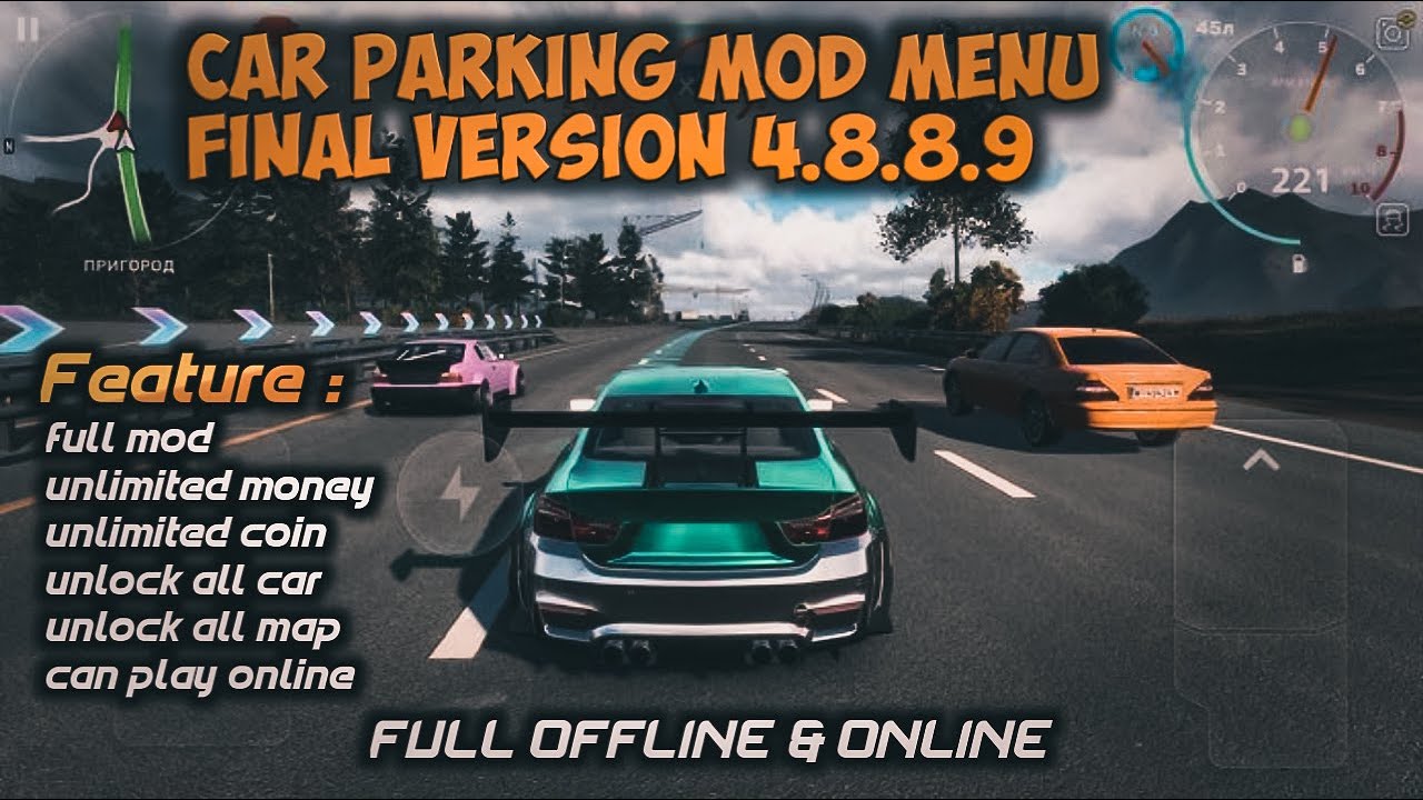 CARA DOWNLOAD & INSTAL CAR PARKING MULTIPLAYER MOD MENU NEW UPDATE 2022 ...